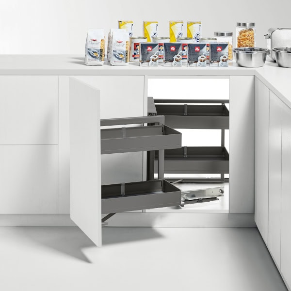 Magic Corner For Kitchen Cabinets | Magic Corner Dimensions - NUOMI