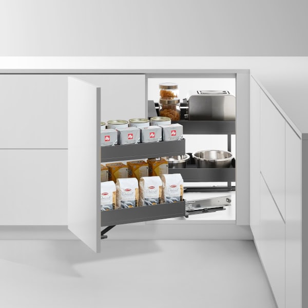 Magic Corner For Kitchen Cabinets | Magic Corner Dimensions - NUOMI