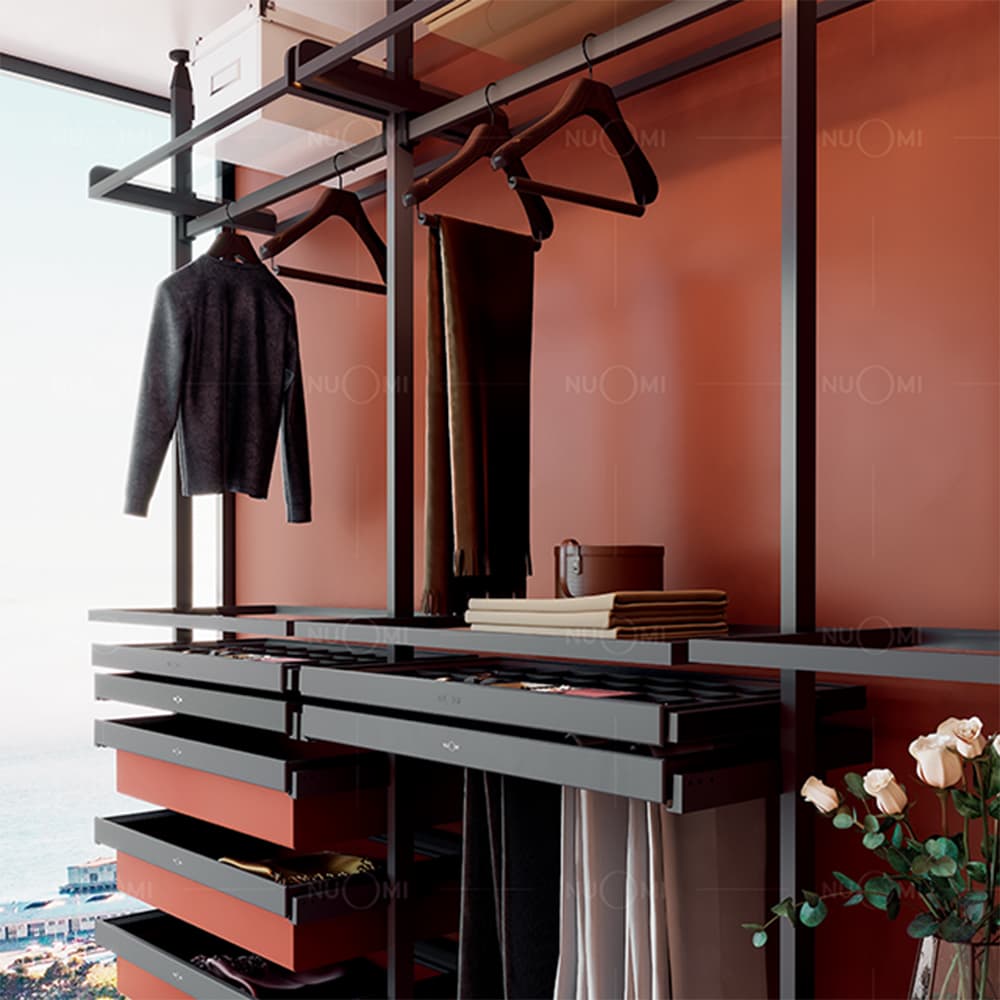 Cloakroom Aluminium | Aluminium Closet Unit - NUOMI