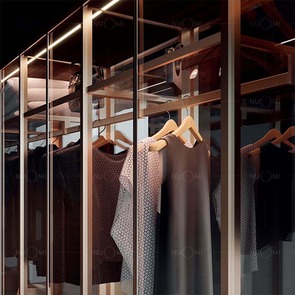 Cloakroom Aluminium | Aluminium Closet Unit - NUOMI