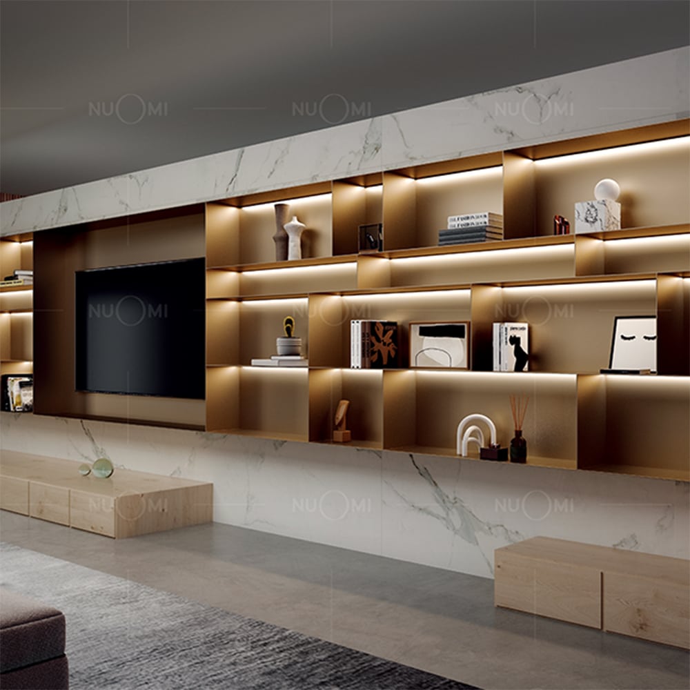 Balancing Style and Purpose in Display Shelving Unit - NUOMI