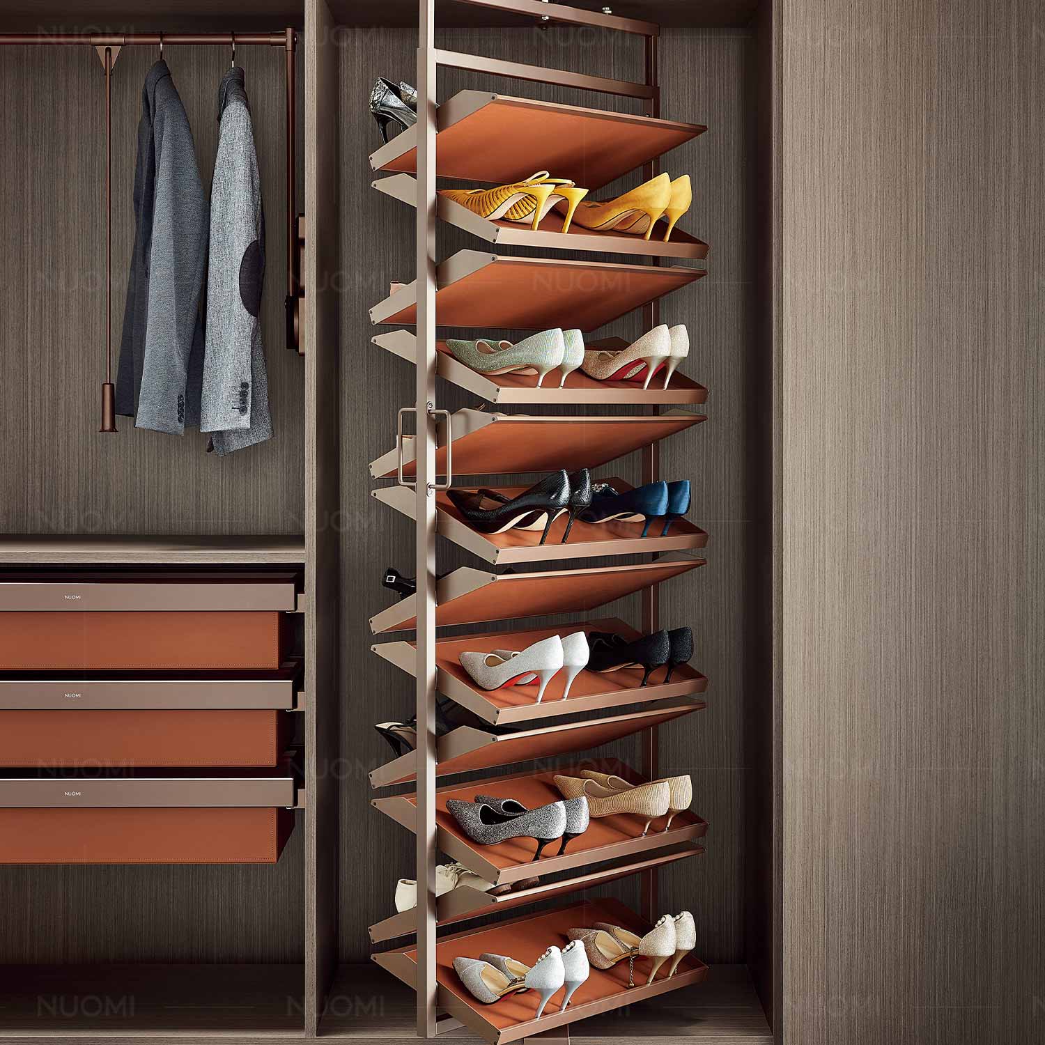 Ralphie Series 360° Rotatable Multi-layer Shoes Rack | NUOMI HOME ...