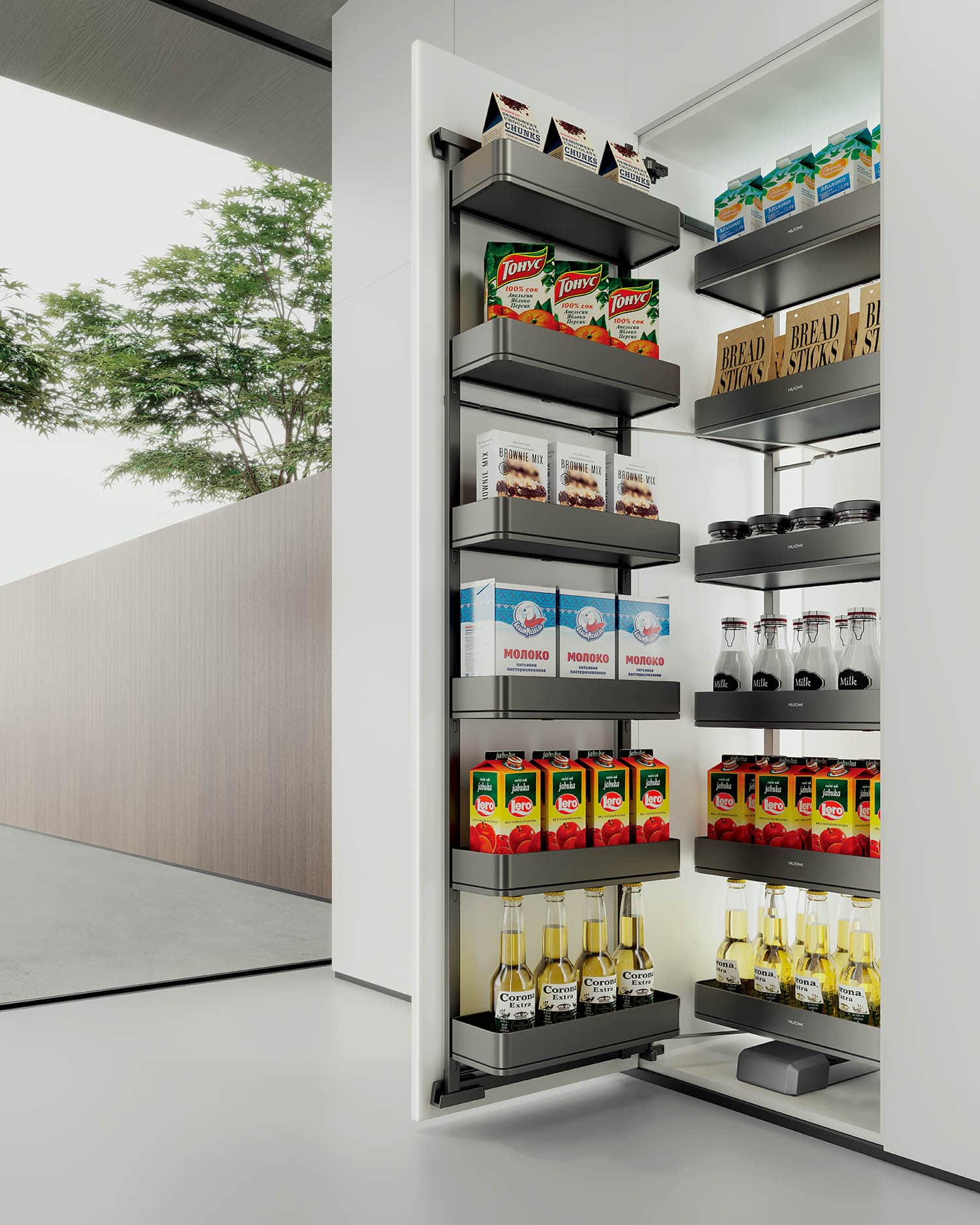 Lambo Series Pantry Roll-out | NUOMI HOME INTELLIGENT TECHNOLOGY.,LTD