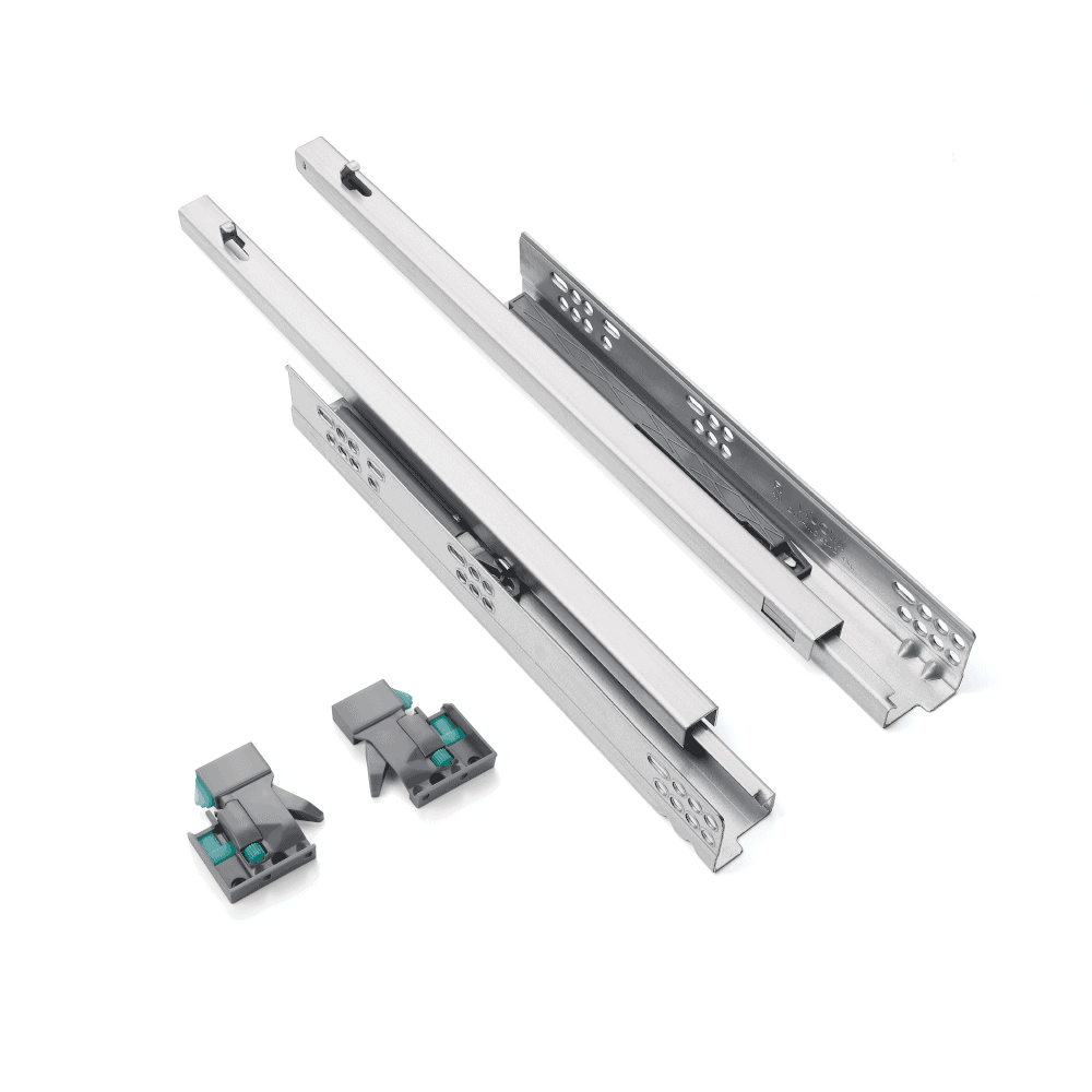 Concealed Two Section Damping Slide Close To Full Extension - NUOMI