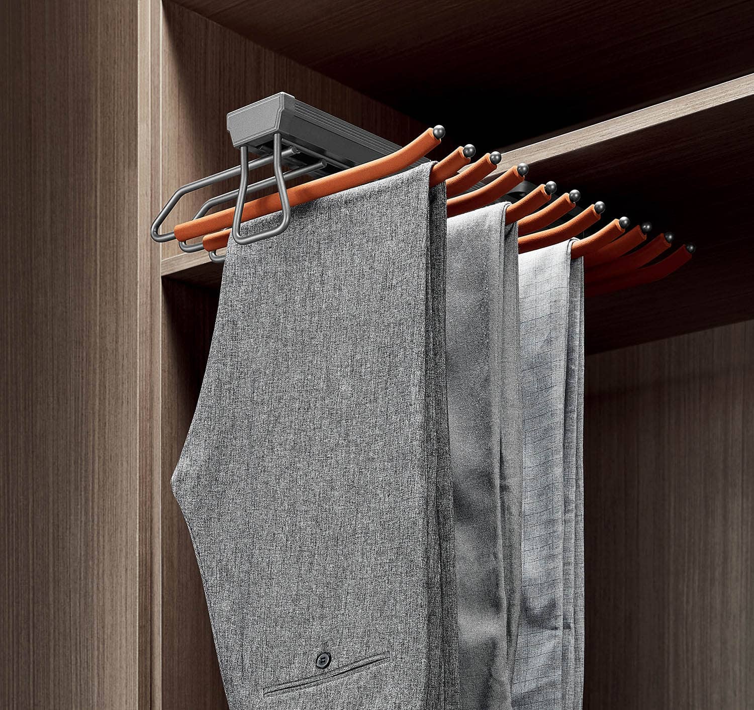 Trouser Rack & Pants Hanger Rack | Bedroom Wardrobe Storage - NUOMI